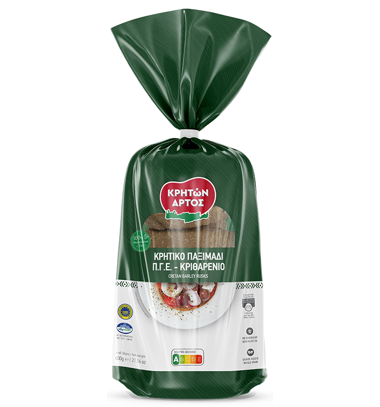 Cretan barley round rusks 600g – Hellenic Grocery