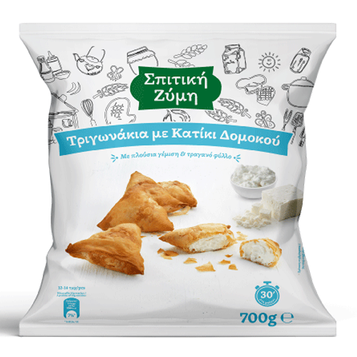 SPITIKI ZYMI Mini homemade pies with Katiki Domokou Cheese 700g ...